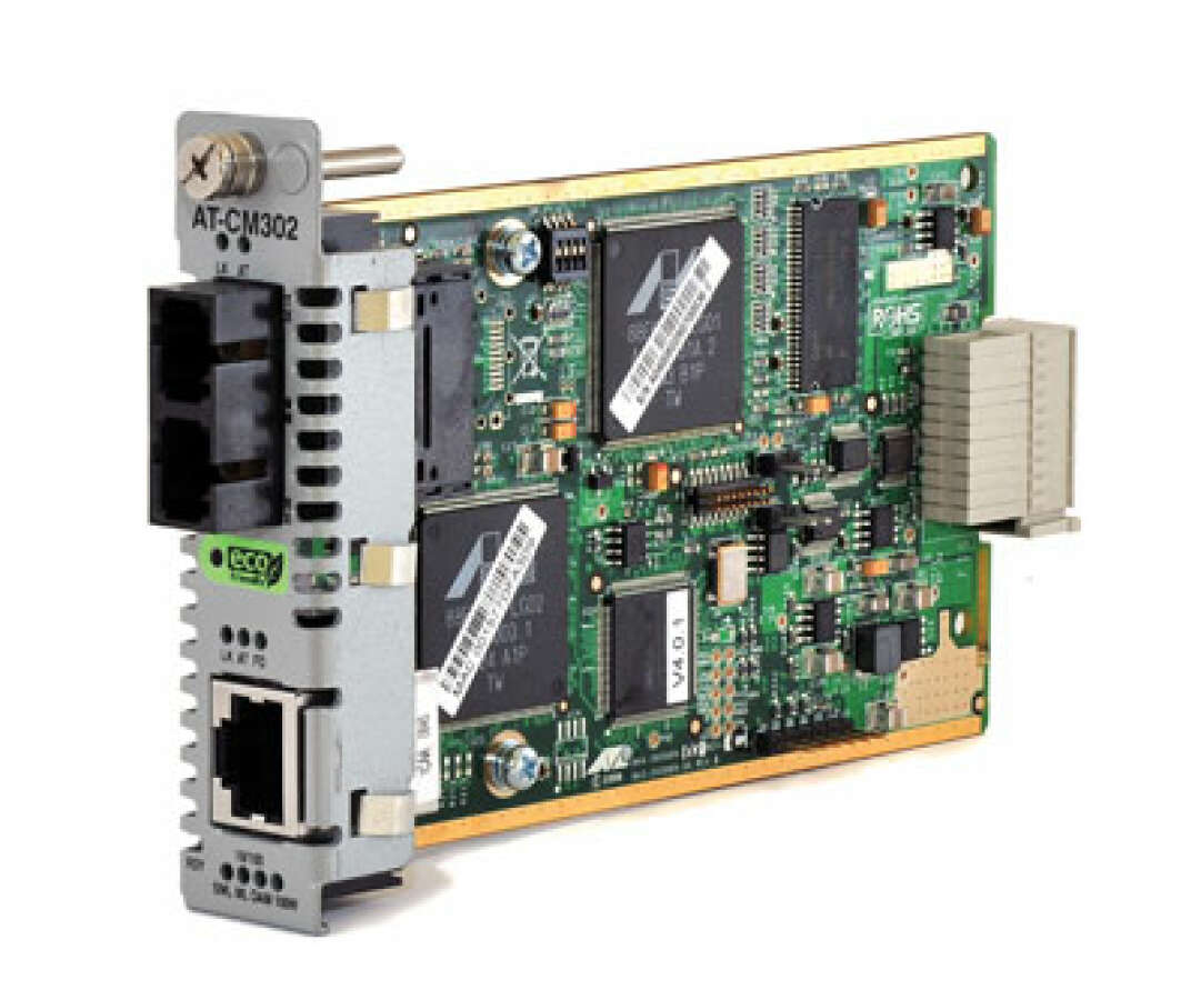 CM302 Карта медиаконвертера 10/100TX в 100Base-FX, 2 Км, multimode, SC ...