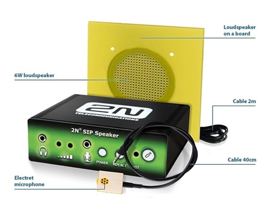2N SIP Speaker KIT - IP система оповещения с функцией обратной связи в ...