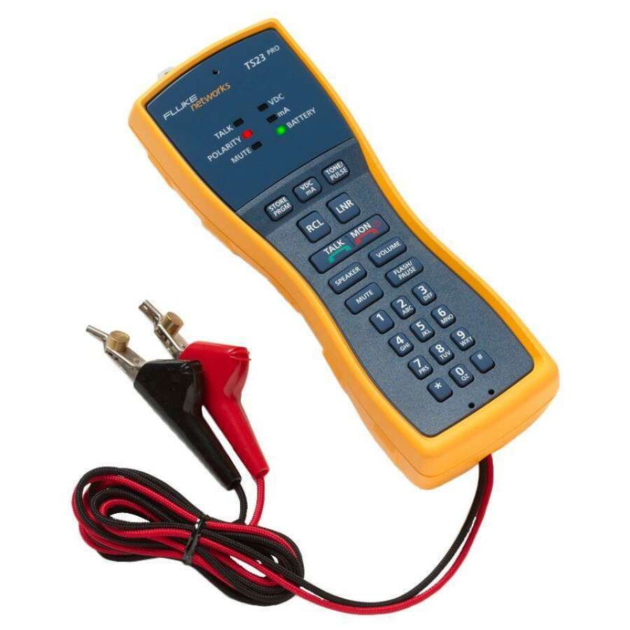 Fluke Networks TS23 Pro - тестовая трубка с крокодилами и игольчатой ...
